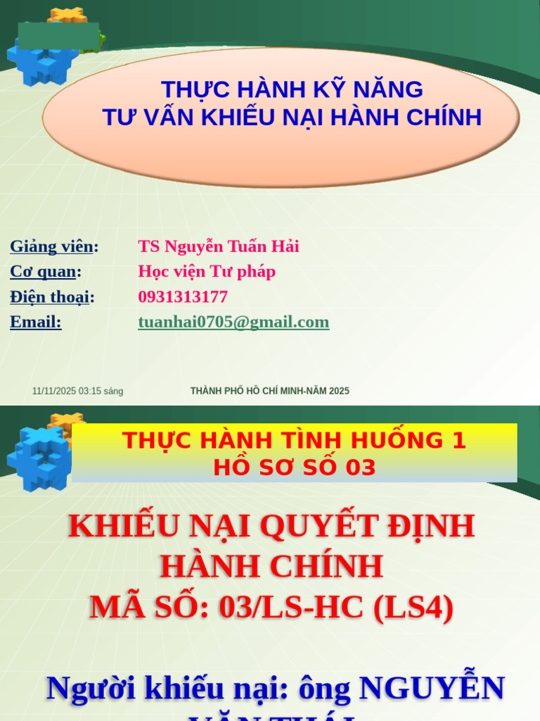Bai Tap Thuc Hanh -Bài Khiếu Nại- Ls 4- Hso 03 | PDF