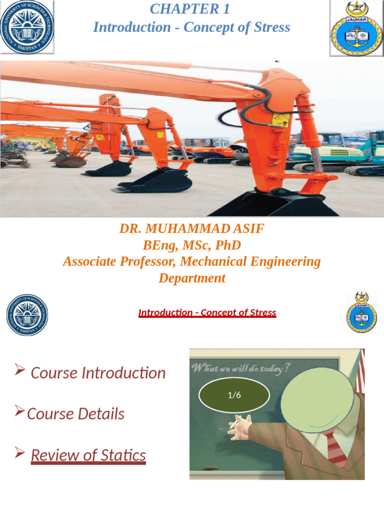 Chapter 1 - Concept of Stress (Lecture 1 - 6) 1 | PDF | Strength Of Materials | Stress (Mechanics)