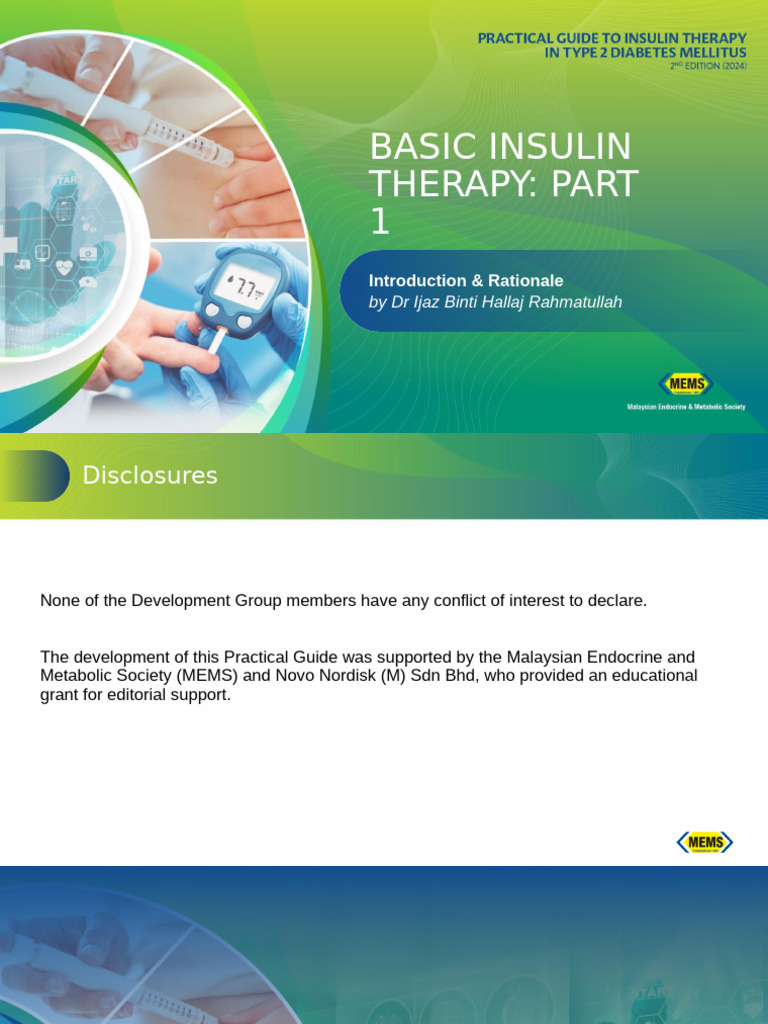 Basic Insulin Therapy Guide for T2DM | PDF | Diabetes | Hyperglycemia