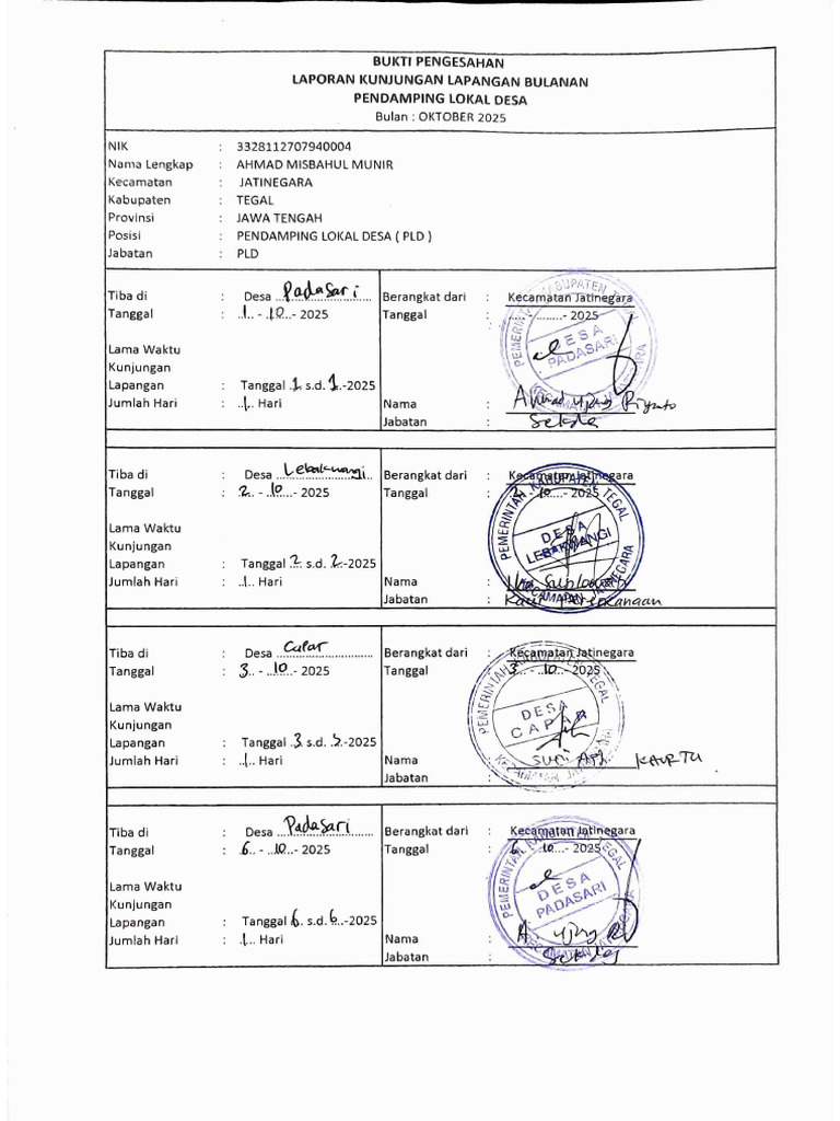 Kunlap Misbah Okt 2025 | PDF