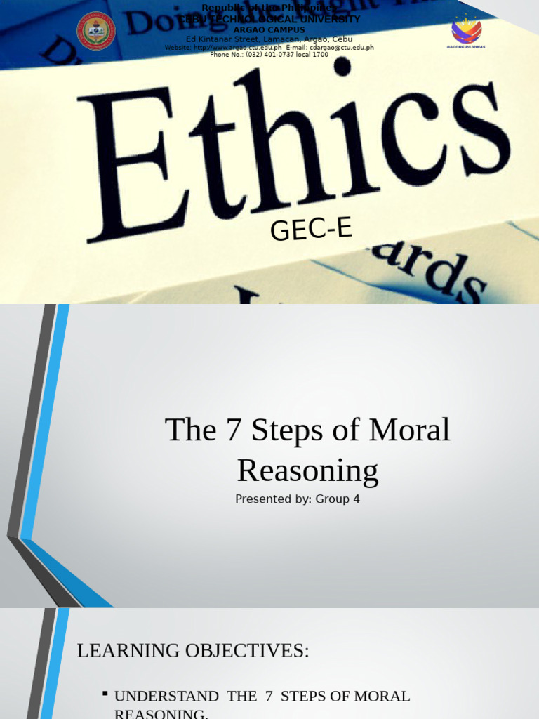 The-7-Steps-of-Moral-Reasoning-Model | PDF | Morality | Reason