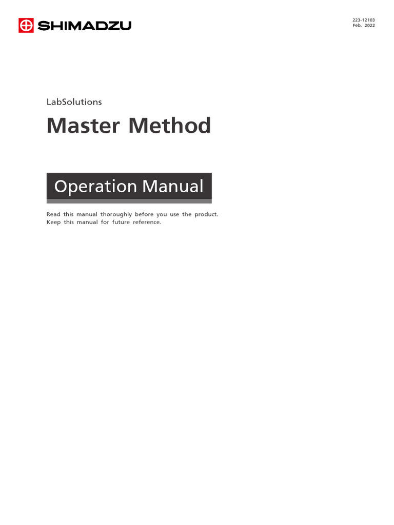 Master Method | PDF | Computer File | Databases