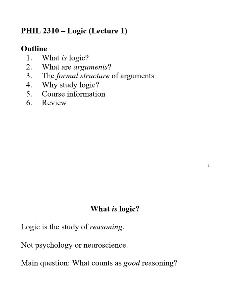 2310 1 Online | PDF | Argument | Logic