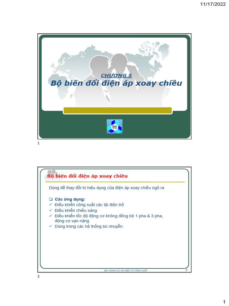 Chuong 5-Bo bien doi dien ap xoay chieu | PDF