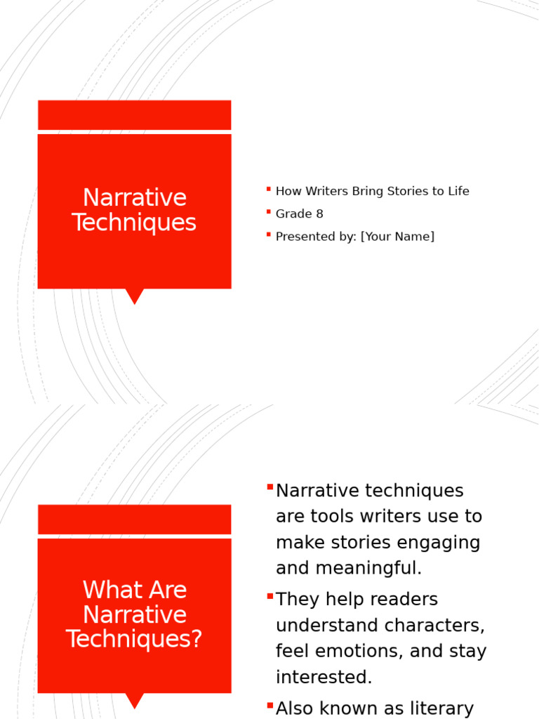 Essential Narrative Techniques for Writers | PDF