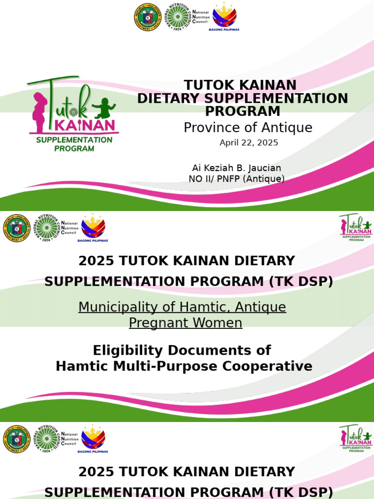 2025 Tutok Kainan Dietary Program Report | PDF