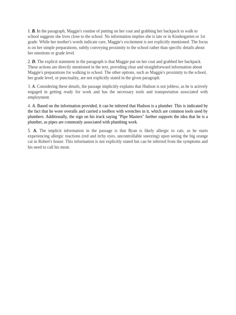 4.3 Explicit Implicit Answer | PDF