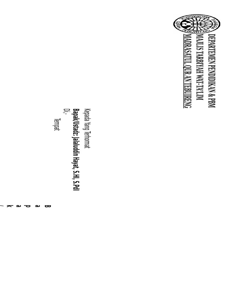 Amplop Nyar Miring | PDF