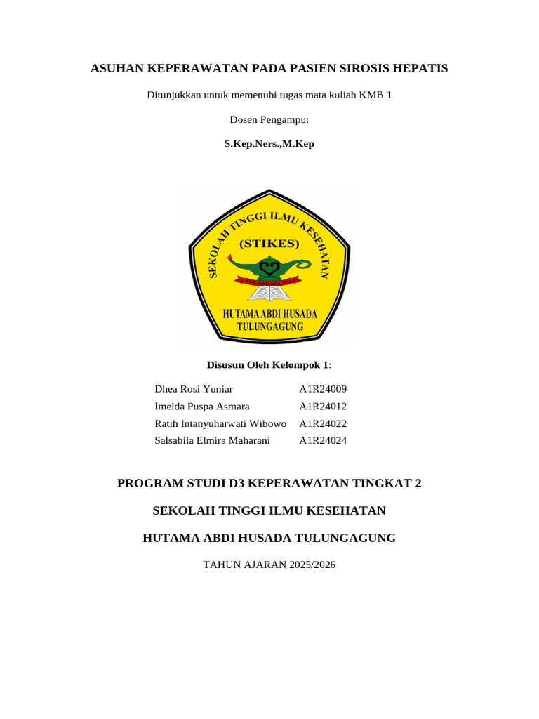 Asuhan Keperawatan Pada Pasien Sirosis Hepatis | PDF