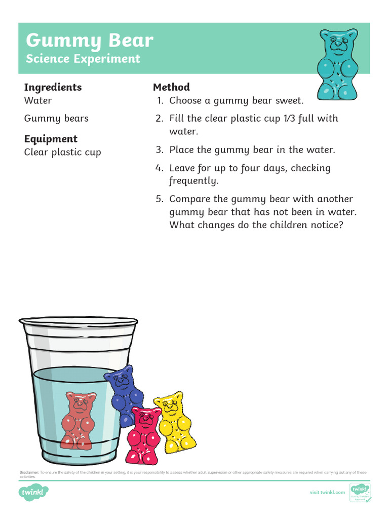 Gummy Bear Science Experiment | PDF