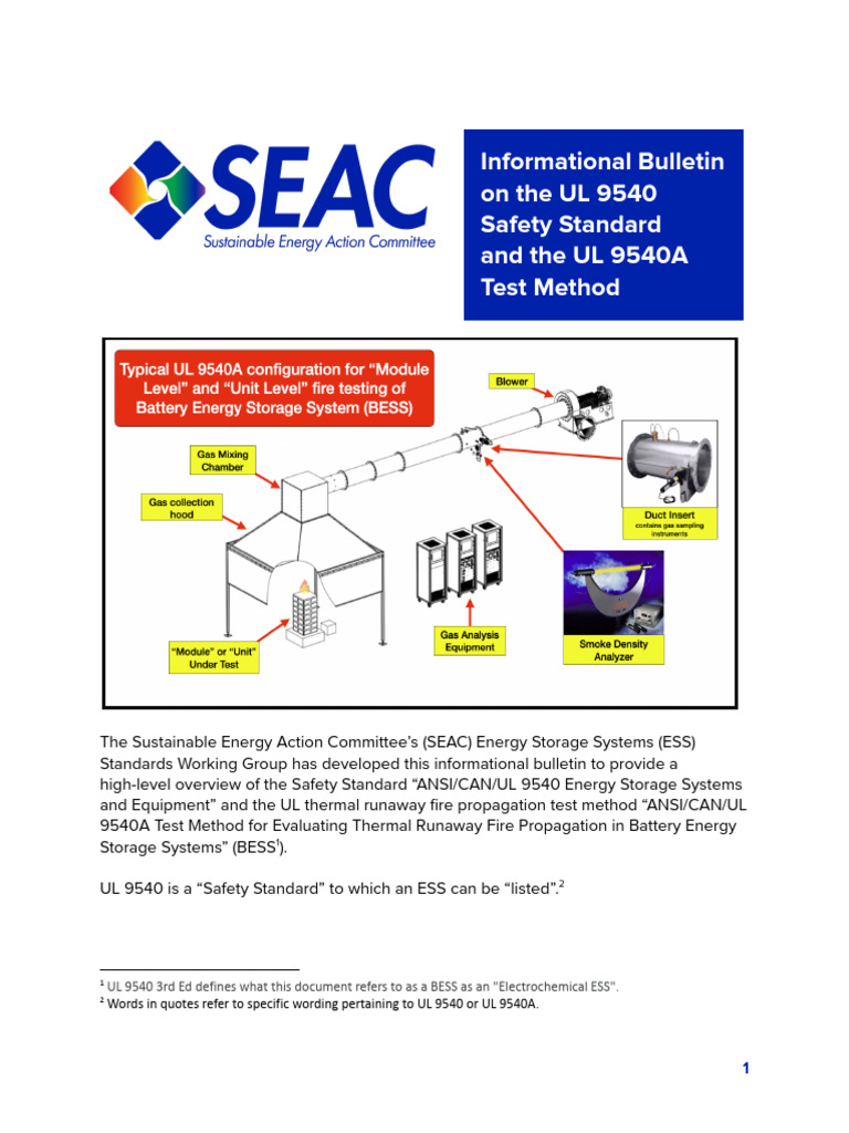 Overview of UL 9540 Standards | PDF | Power Inverter | Direct Current