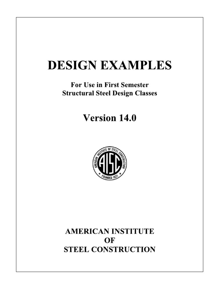 Aisc Exmple | PDF