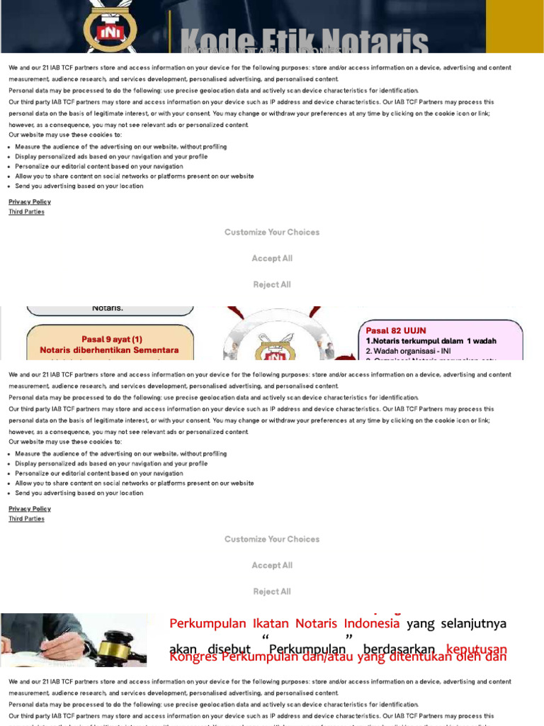 Kode Etik Notaris | PDF