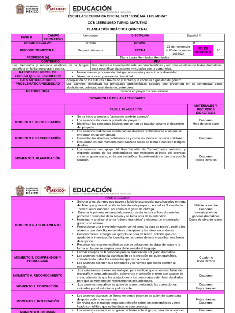 Obra Dramatica | PDF