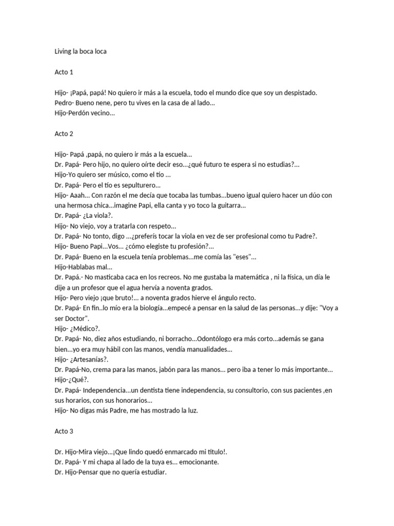 Living la boca loca | PDF | Doctorado