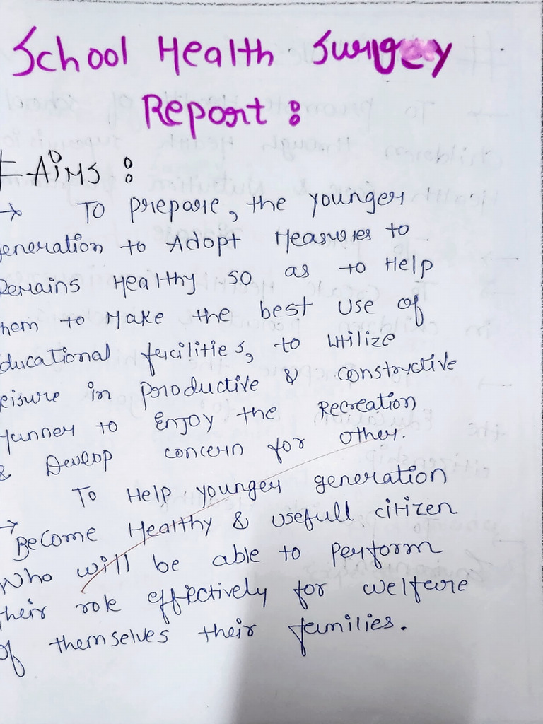 School Health Programs | PDF