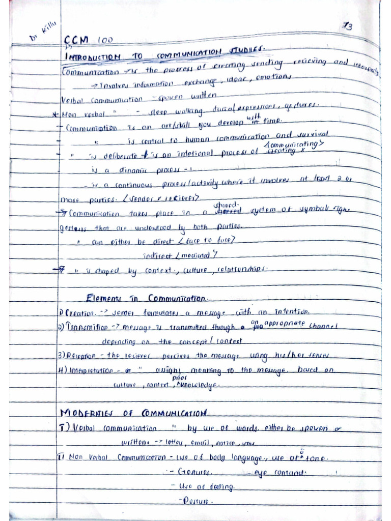 CCM 100 | PDF