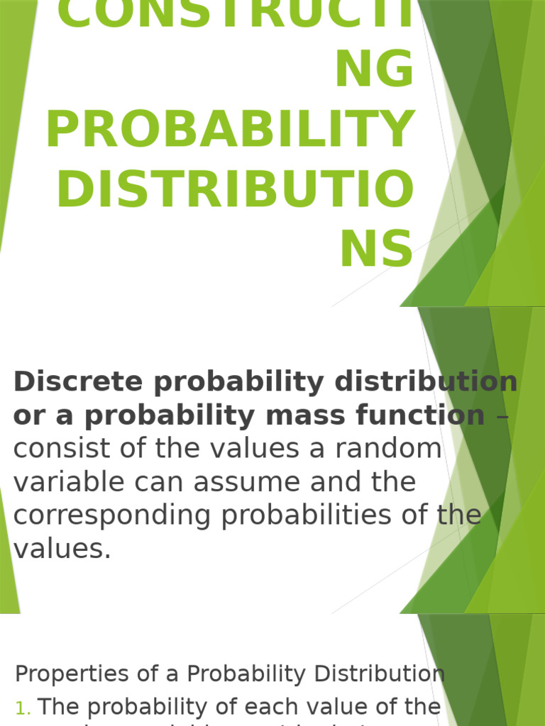 LESSON 2 - Constructing Probability Distribution | PDF