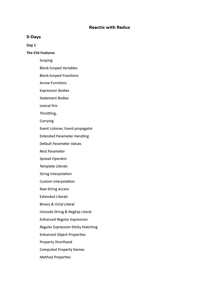 ReactJs With Redux Revised | PDF | Computing | Software Development