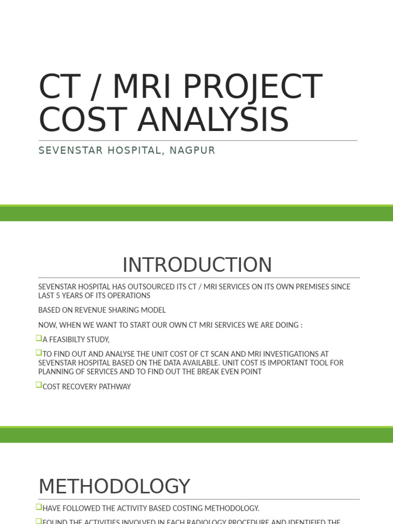 CT MRI Business Plan | PDF | Magnetic Resonance Imaging | Cost