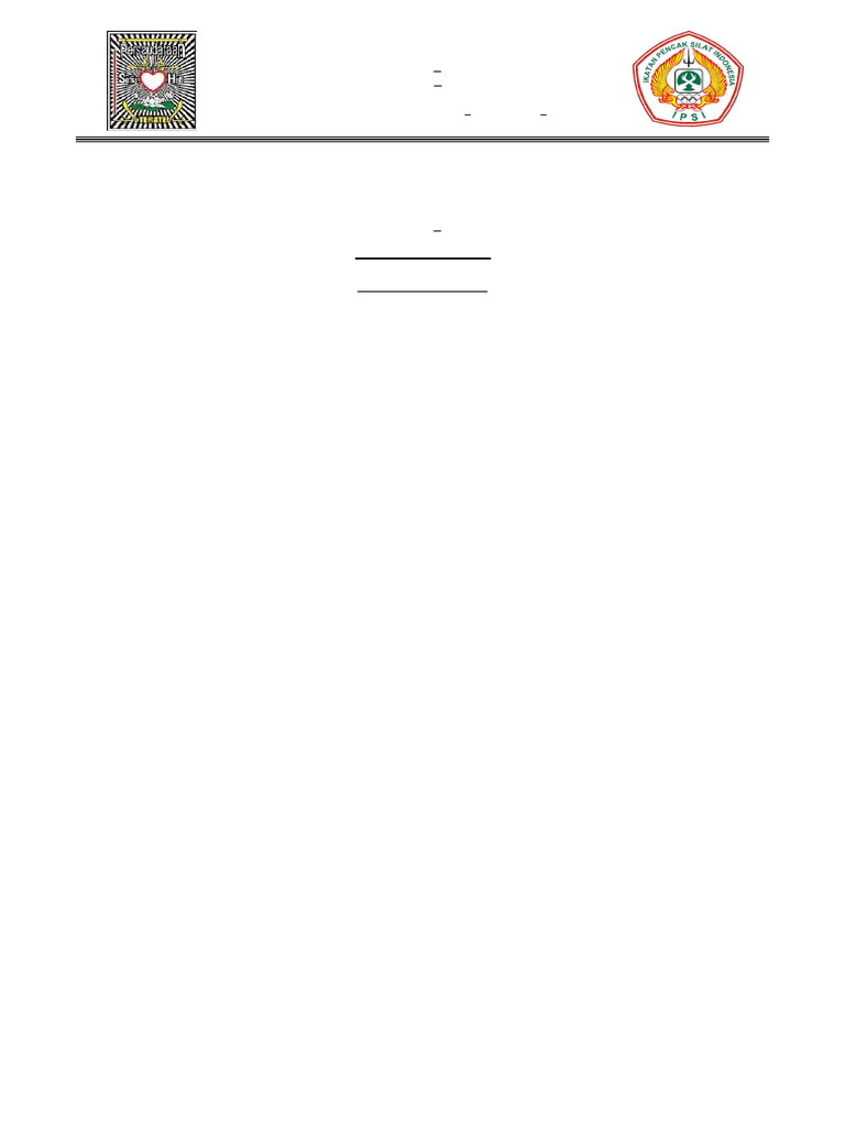 Struktur Kepengurusan Psht Ranting Pangkah (2) | PDF