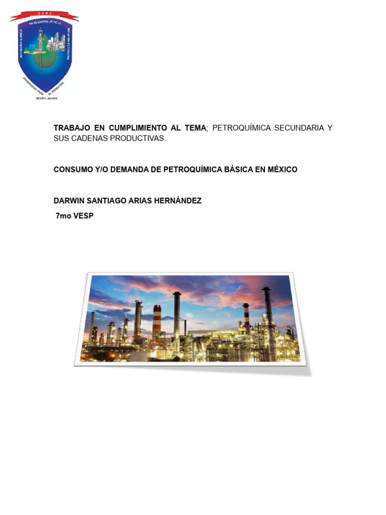 Darwin Santiago Arias Hernández | PDF | Petroquímico | México