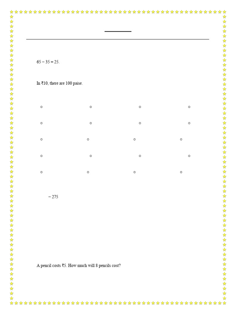 Class 2 Mathematics Test Paper | PDF | Elementary Mathematics | Mathematics