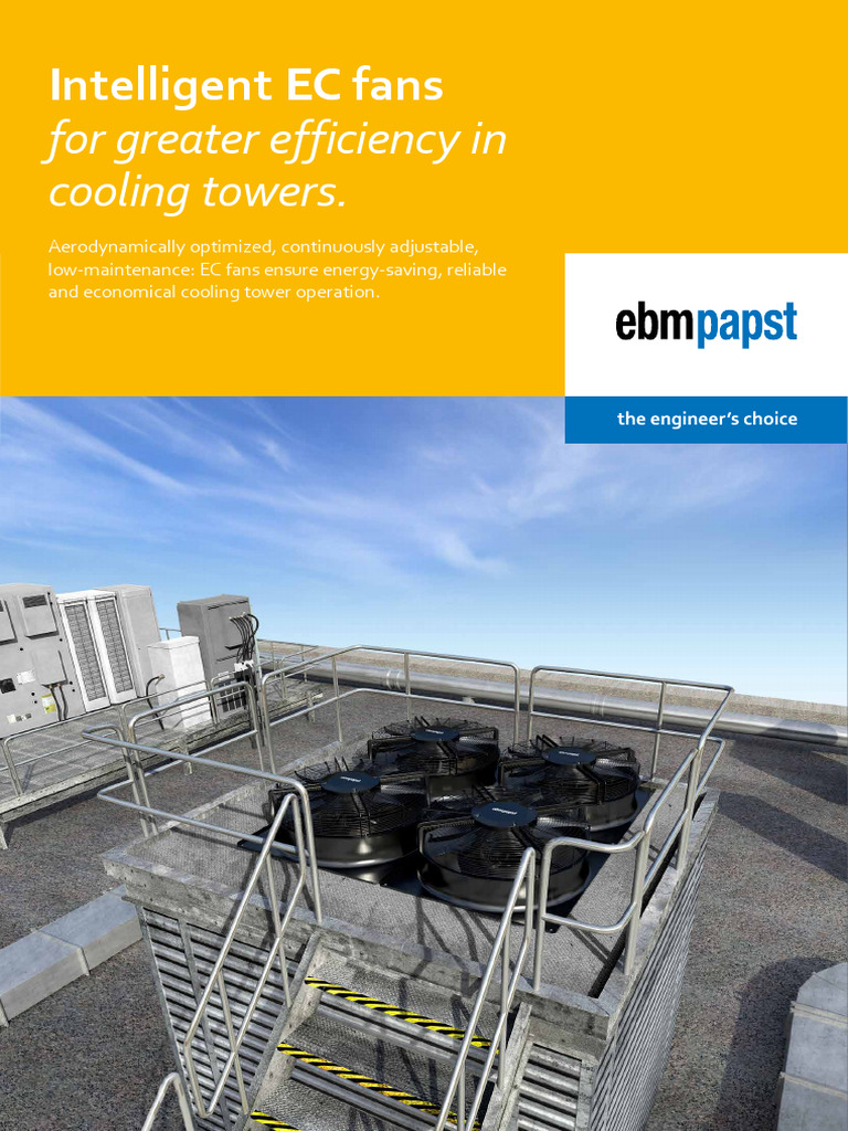 EC Fans for Efficient Cooling Towers | PDF | Energy Conservation ...