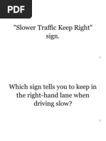 Sample Class C Drivers Written Test 1 | PDF | Traffic | Driving