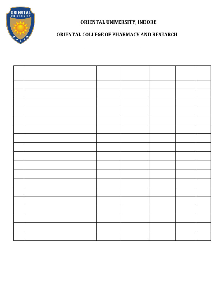Practical Internal Marking Sheet | PDF