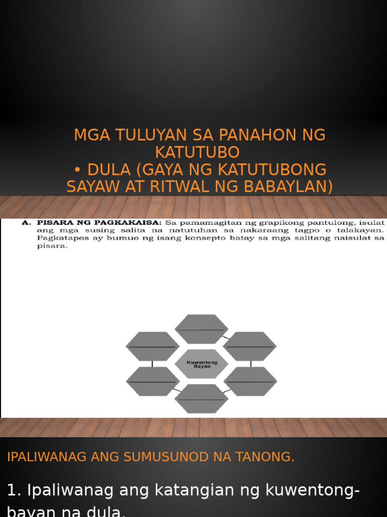 Mga Tuluyan Sa Panahon NG Katutubo (Dula) | PDF