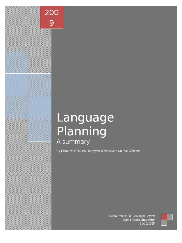 Overview of Language Planning Stages | PDF | Sociolinguistics | Human ...