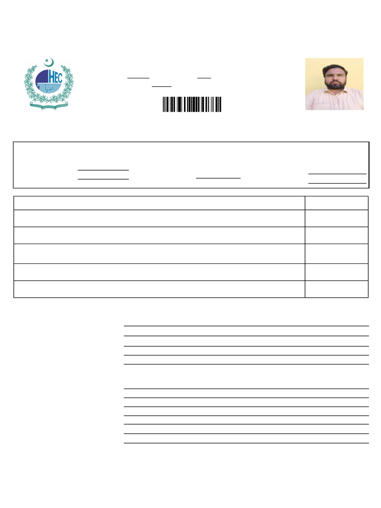 DAS CombinedForm | PDF | Academic Degree | Educational Stages