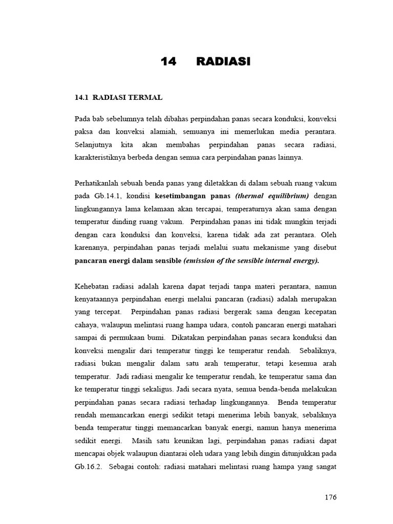 PERPINDAHAN PANAS RADIASI (Termal, Energi Radiasi? | PDF