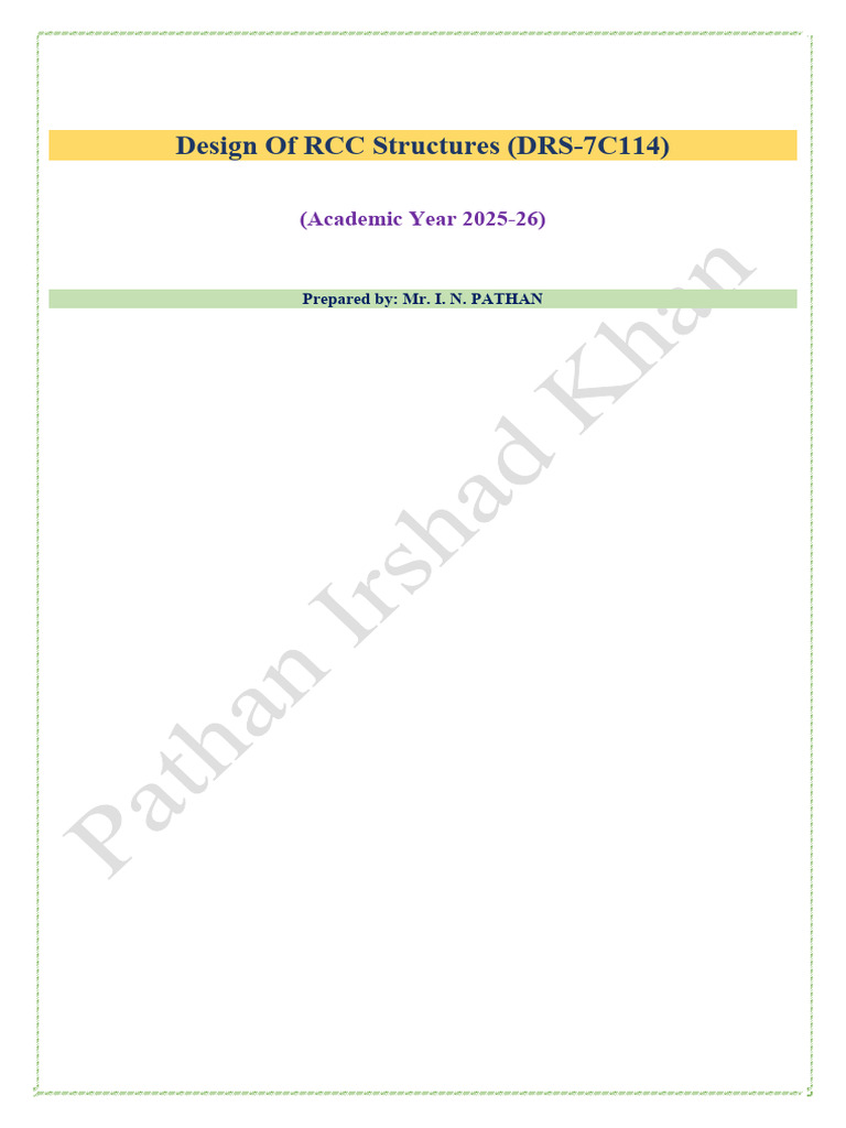 RCC Structures: Limit State of Collapse | PDF | Fracture | Bending