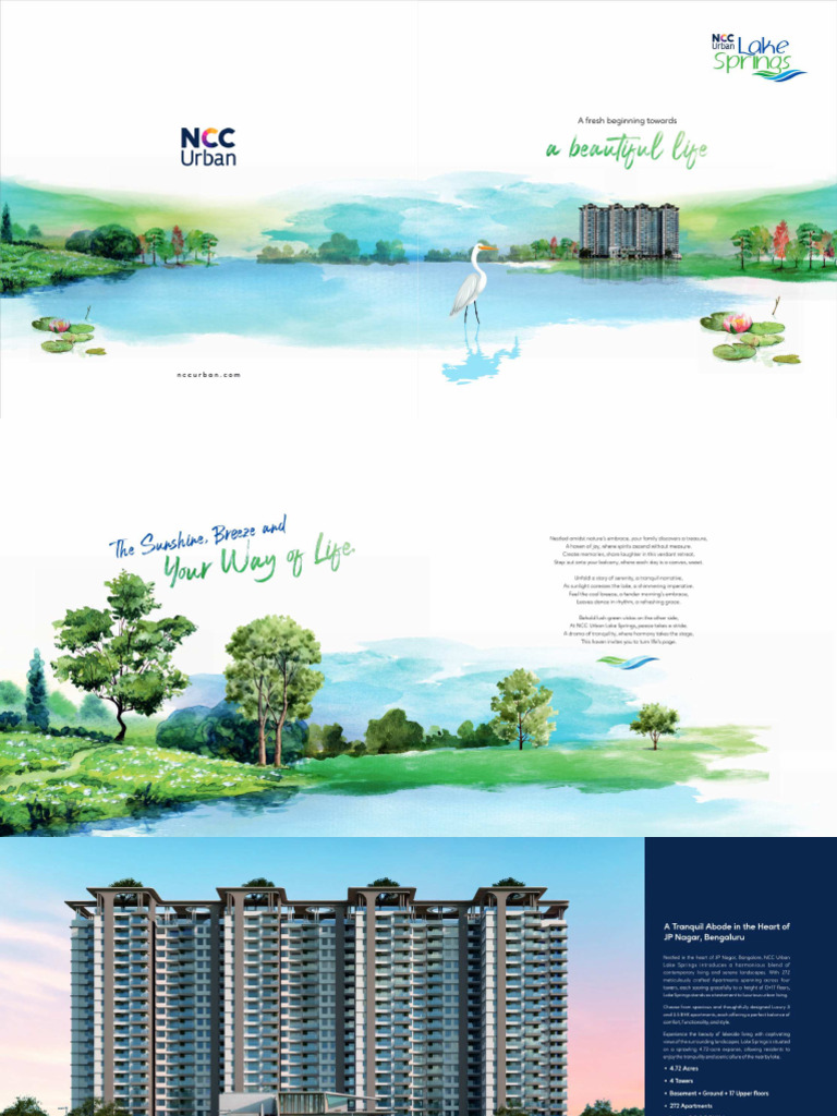Lakesprings Brochure RERA | PDF