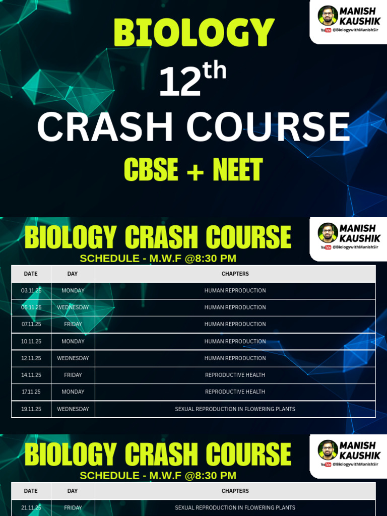 Biology Crash Course | PDF | Reproduction | Evolution