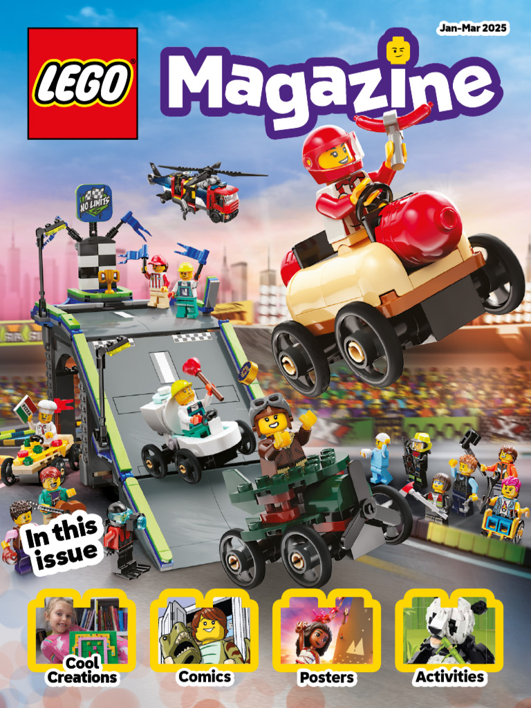 US_LEGOMagazine-Iss1-2025_8plus | PDF | Lego | Ferrari