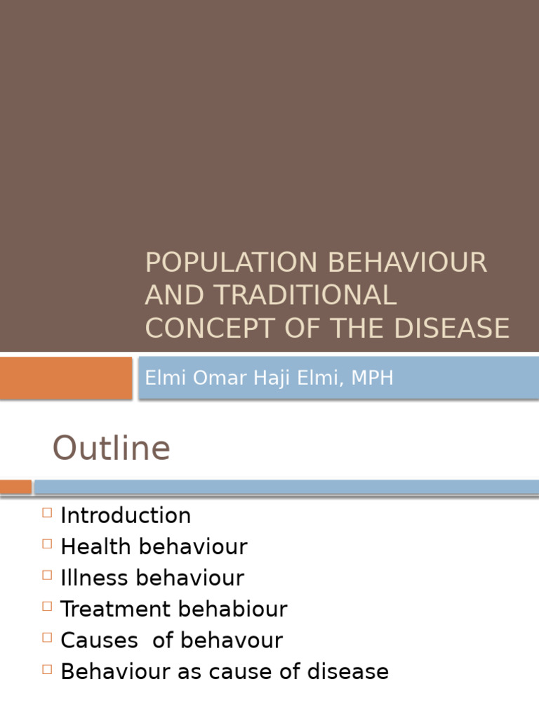Lect8 Population Behaviour | PDF | Behavior | Feeling
