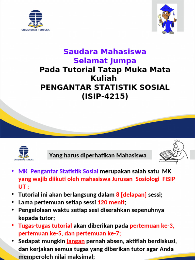 Pengantar Statistik Materi 1 Cara Belajar Dalam Tutorial | PDF