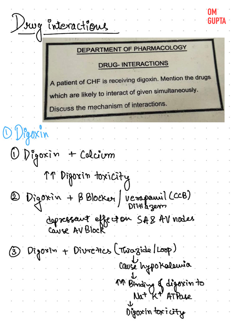 Drug Interactions | PDF | Drugs | Pharmacology