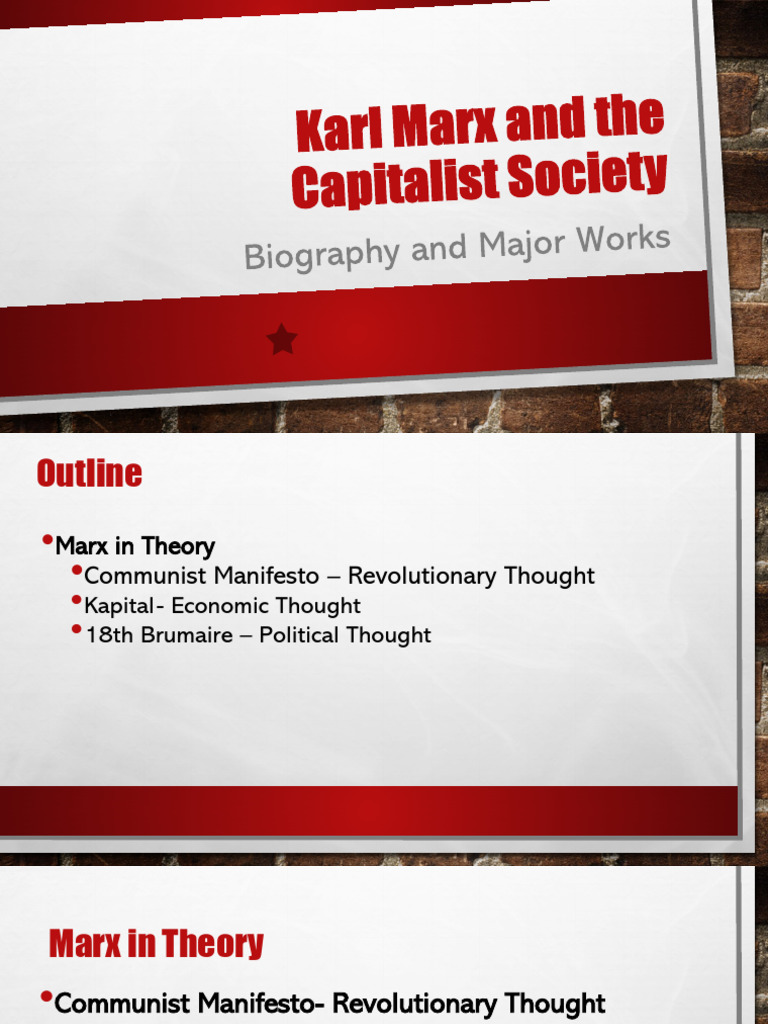 Discussion On Karl Marx in Theory-Communist Manifesto To 18th Brumiare ...