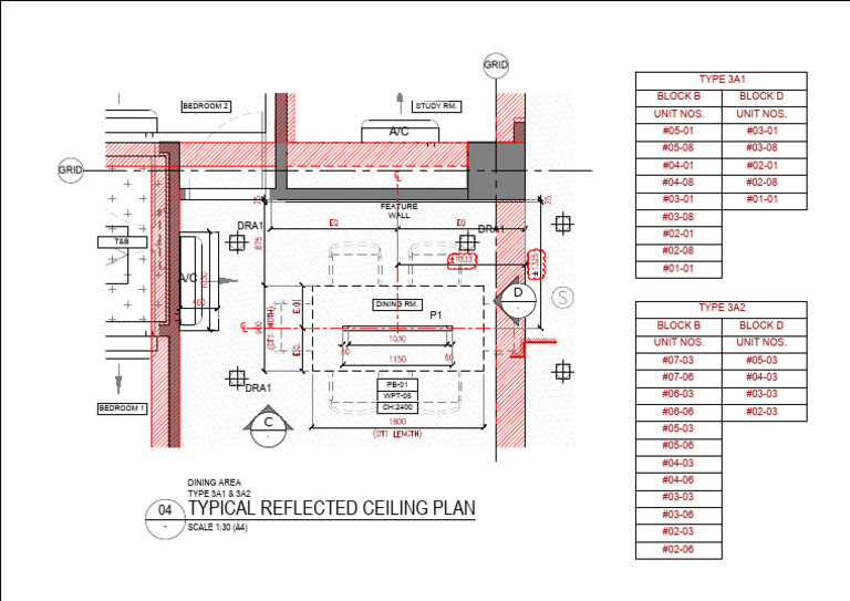 Typical Reflected Ceiling Plan: Study Rm. Bedroom 2 | PDF