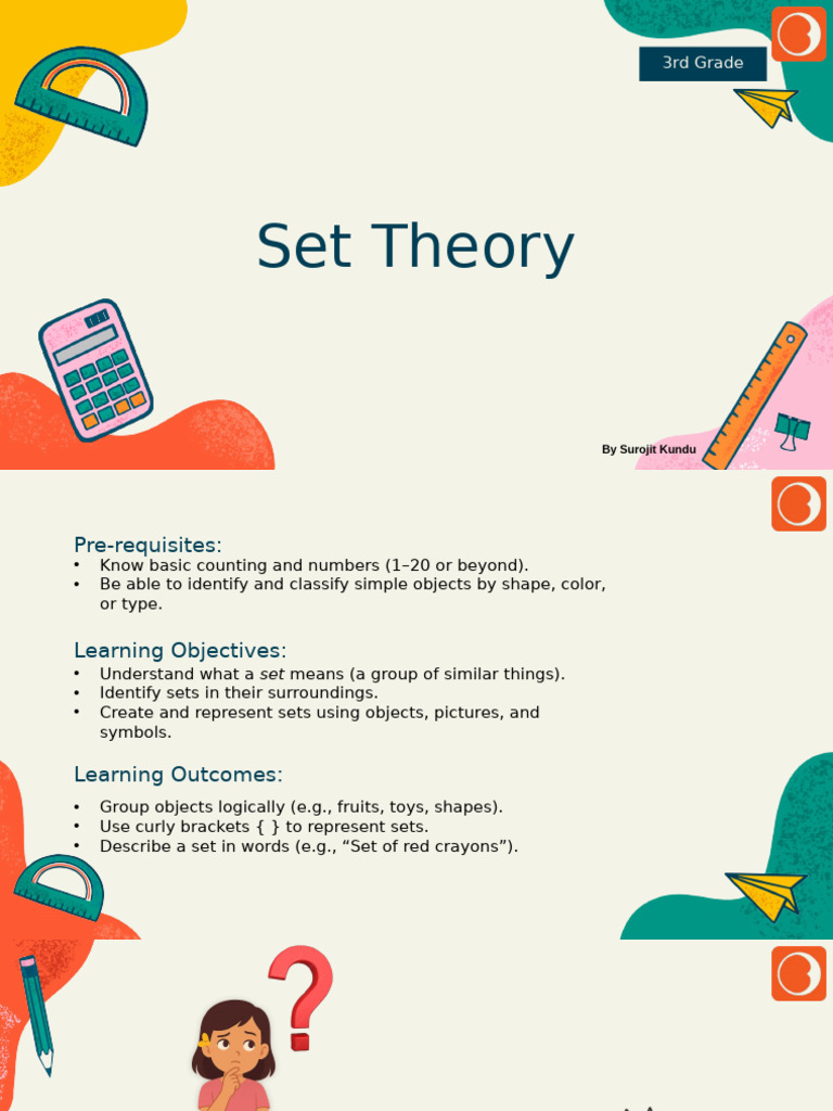 Introduction to Set Theory for Kids | PDF | Representation (Arts ...