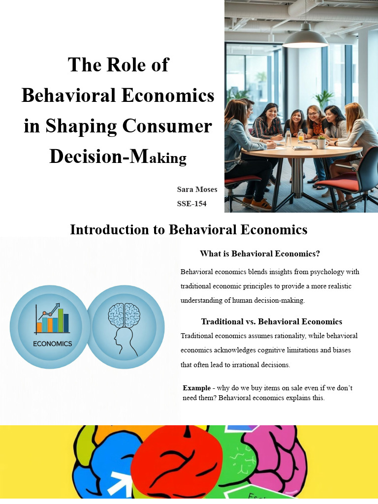 The Role of Behavioral Economics in Shaping Consumer Decision Making ...