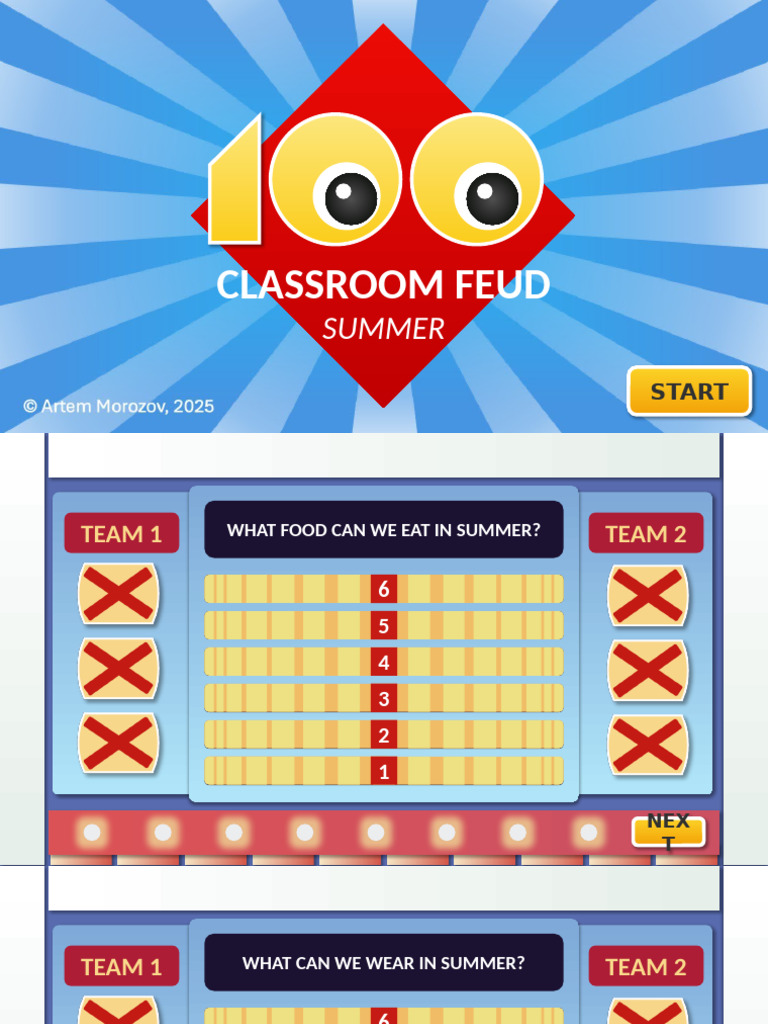 Classrom Feud - Summer Hobbies - by Artem Motozov | PDF | Food And ...