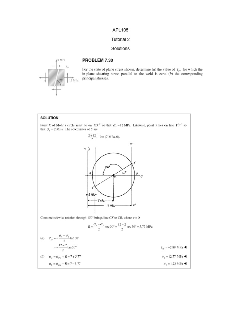 Tutorial and Assignment 2 Solutions | PDF