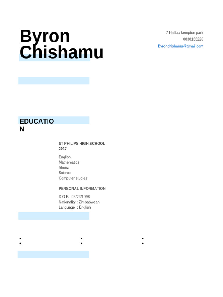 Stylish Sales Resumeh | PDF