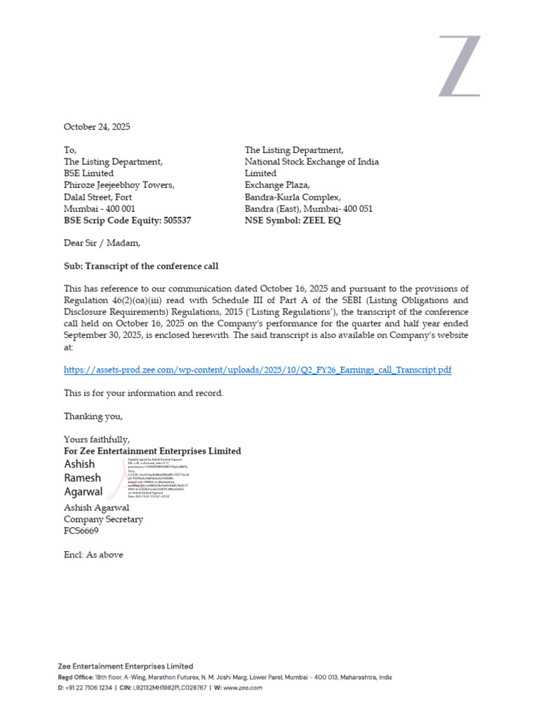 zee_T | PDF | Advertising | Business