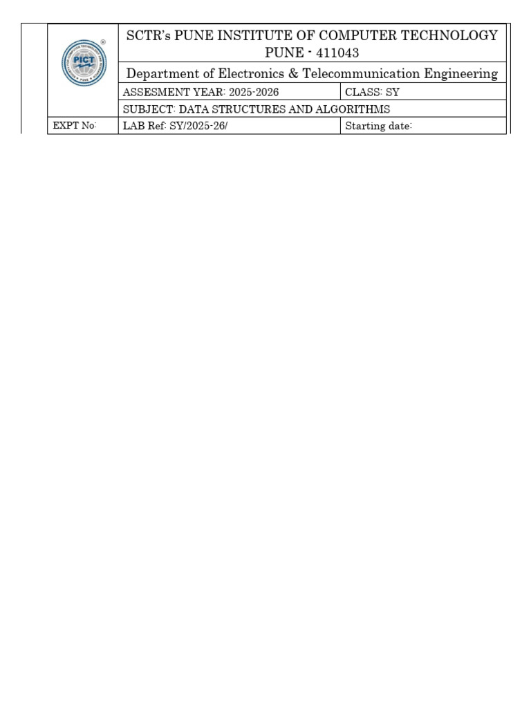 DSA Code Output Template 22238 | PDF | Computer Science | Software ...